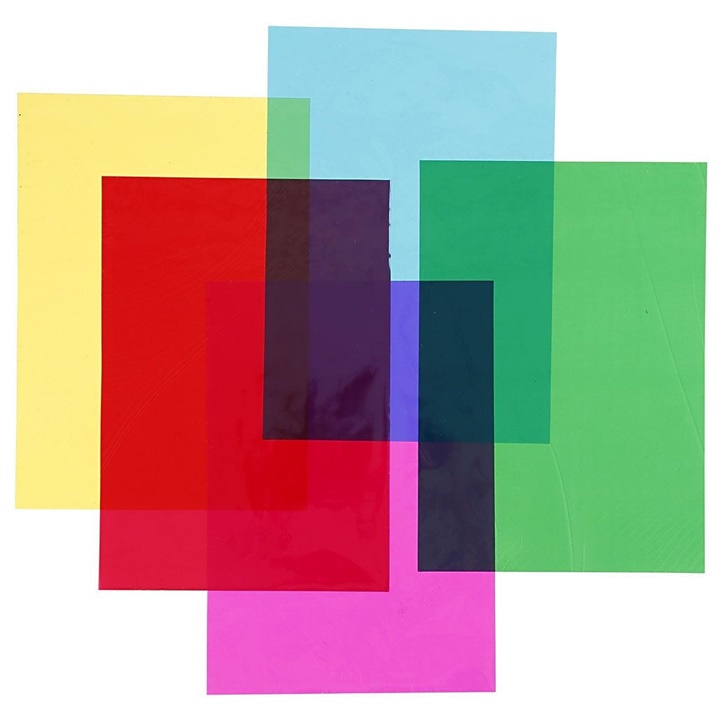 Folija u boji A4 - set 100 kom